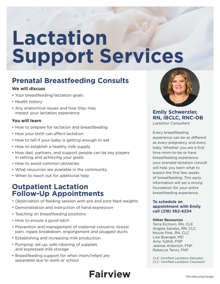 Lactation Support Services | Fairview Range